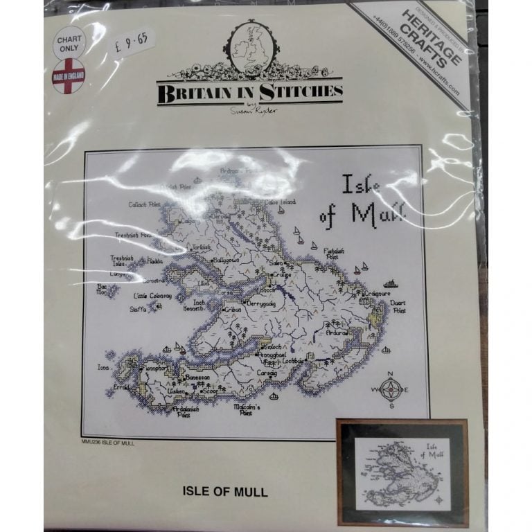 Britain in Stitches - Isle of Mull map (chart only)
